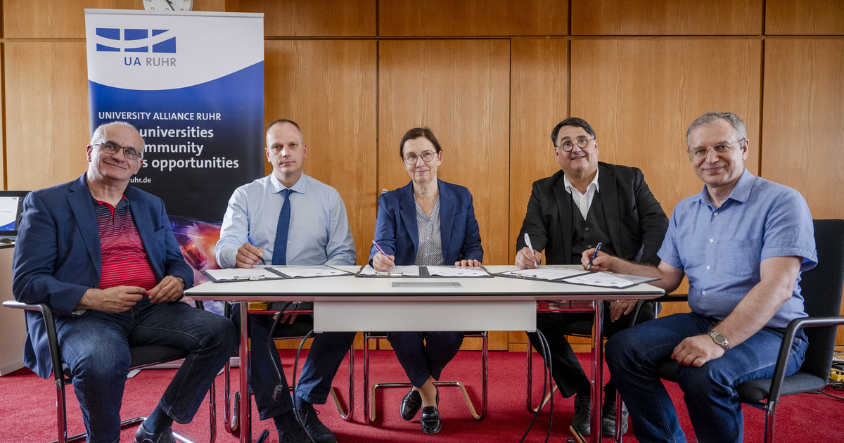 Ukrainische und deutsche Universitäten vereinbaren Zusammenarbeit - UA Ruhr